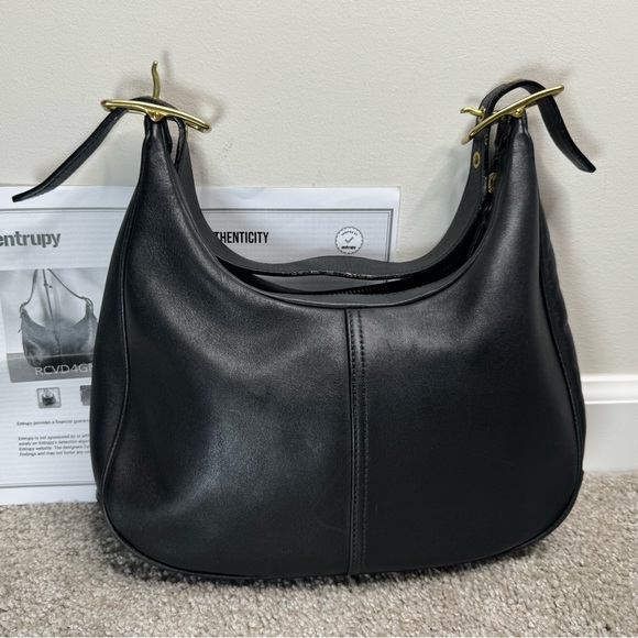 Coach | Bags | Coach West Zoe Legacy Black Vintage Hobo Shoulder Bag ...